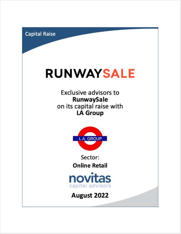 RunwaySale & LA Group - Novitas